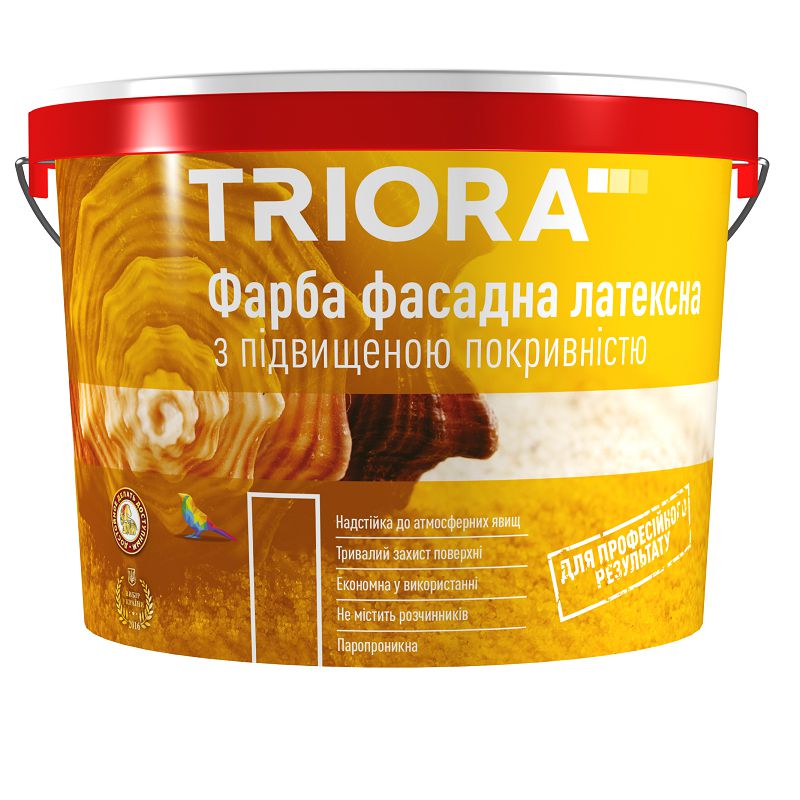 Купить Краска фасадная латексная с повышенной покрываемостью Triora, 5 ...