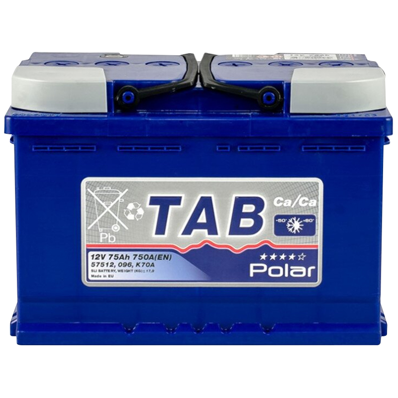 Купить Аккумулятор автомобильный TAB Polar Blue, 75 Ач, 12 В, 121 075 в ...