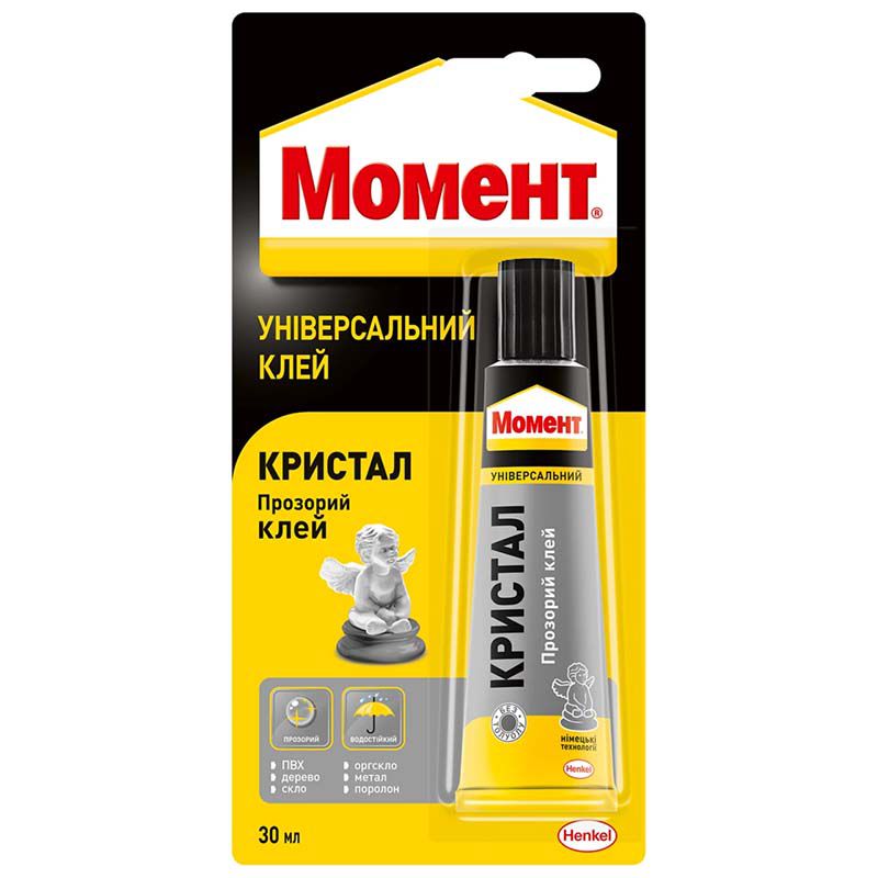 Клей Момент Кристалл, 30 мл, 1379581 - ОЛДІ