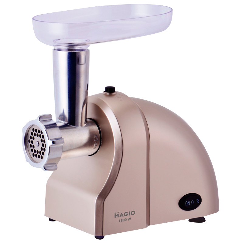 Мясорубка электрическая Magio MG-266, 1800 Вт, серый, 266MG